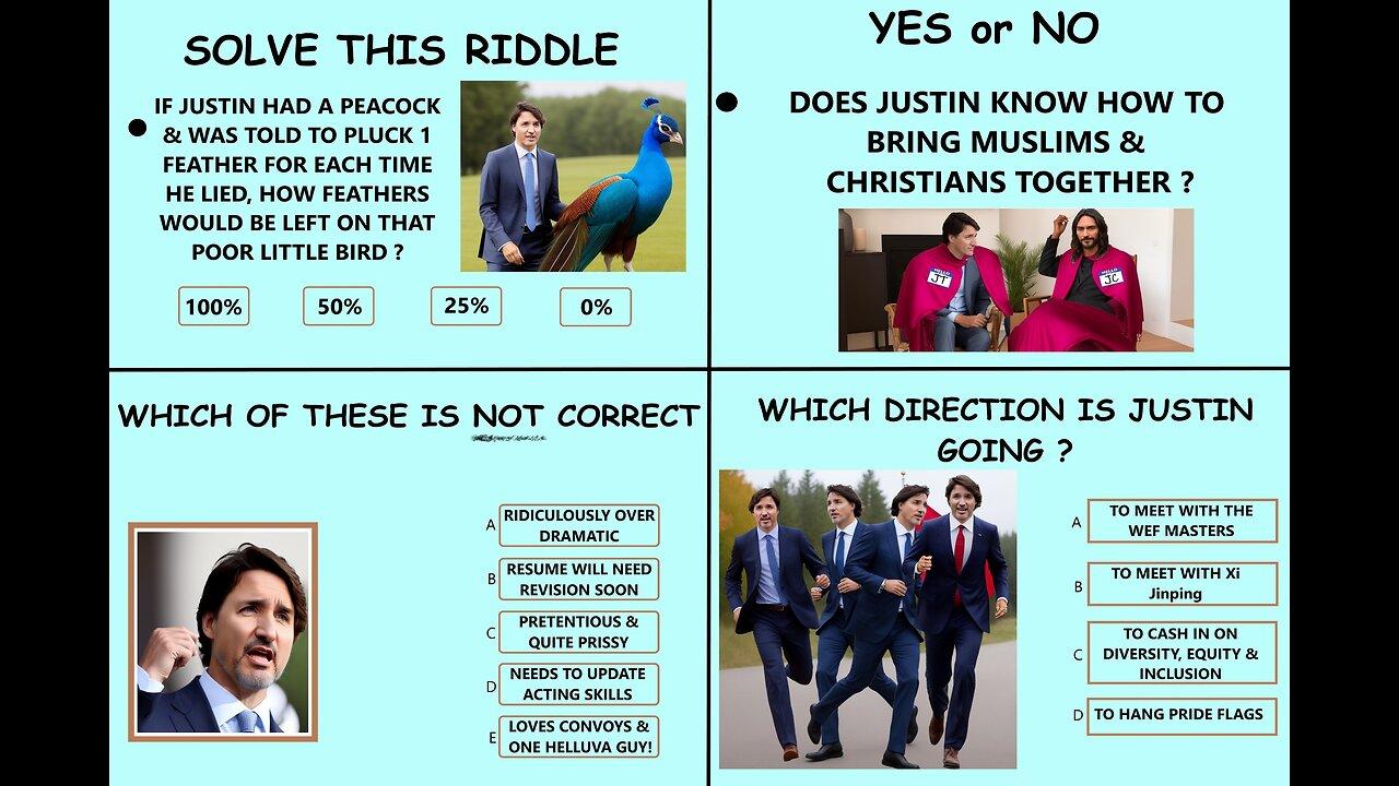 Brain Teasers: JUSTIN TRUDEAU EDITION. Riddles, - One News Page VIDEO