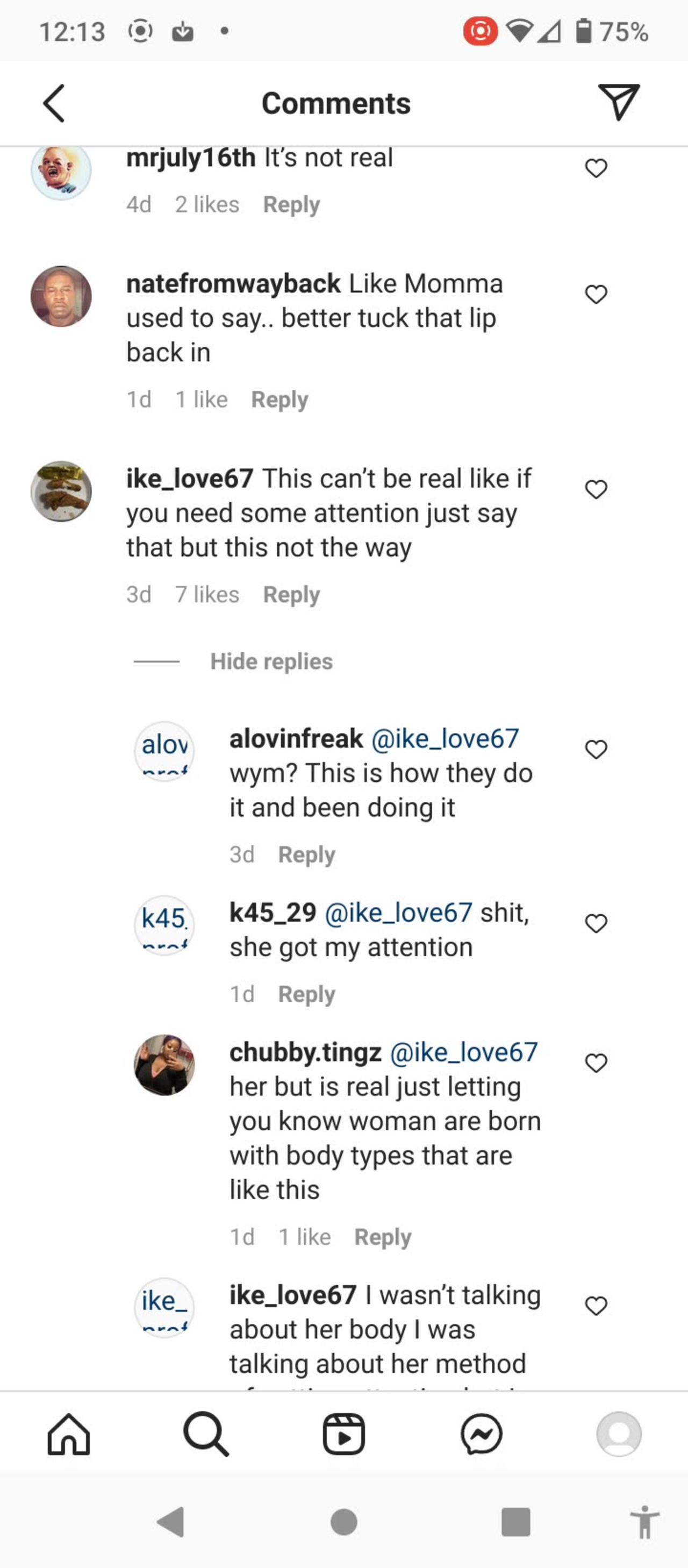 IG Model shamaynne. shay Do you like the front - One News Page VIDEO