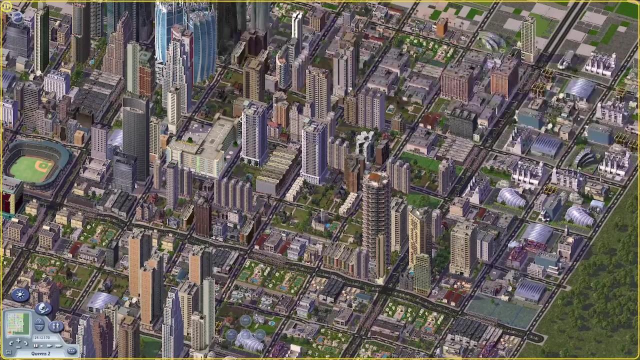 Huge city with many skyscrapers - Sim CIty 4 - One News Page VIDEO