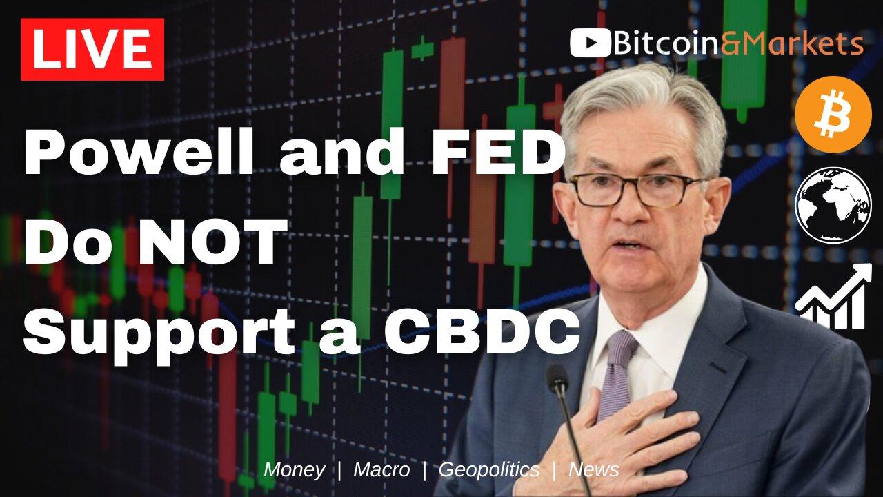 Federal Reserves says NO to CBDC, #Bitcoin Pumps - One News Page VIDEO