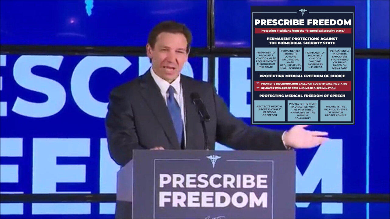 Ron DeSantis' PRESCRIBE FREEDOM Bill - Keep - One News Page VIDEO