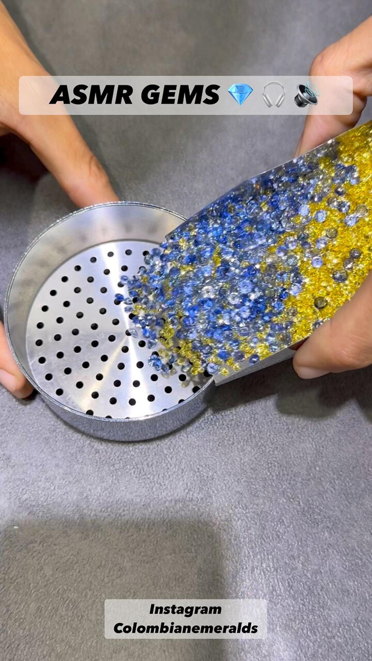 How to sieve sort gemstones with diamond emerald - One News Page VIDEO