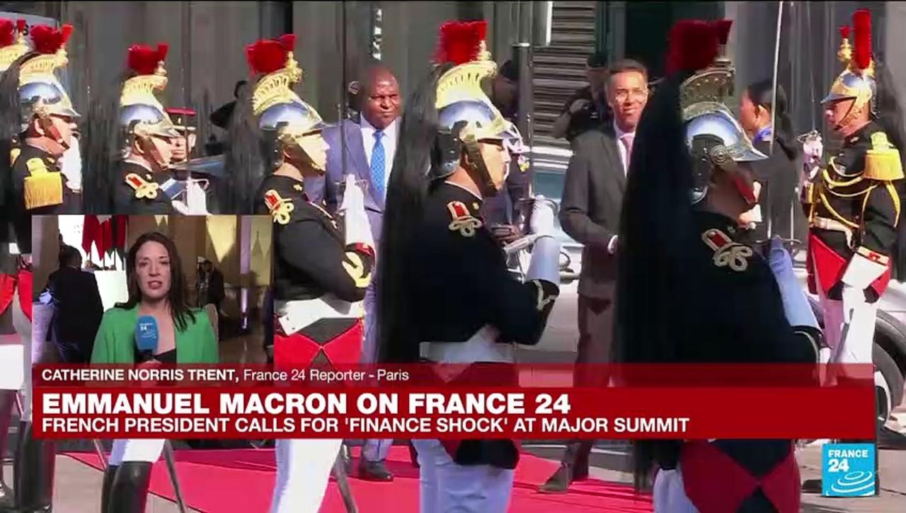 Emmanuel Macron on France 24: The Summit for a - One News Page VIDEO
