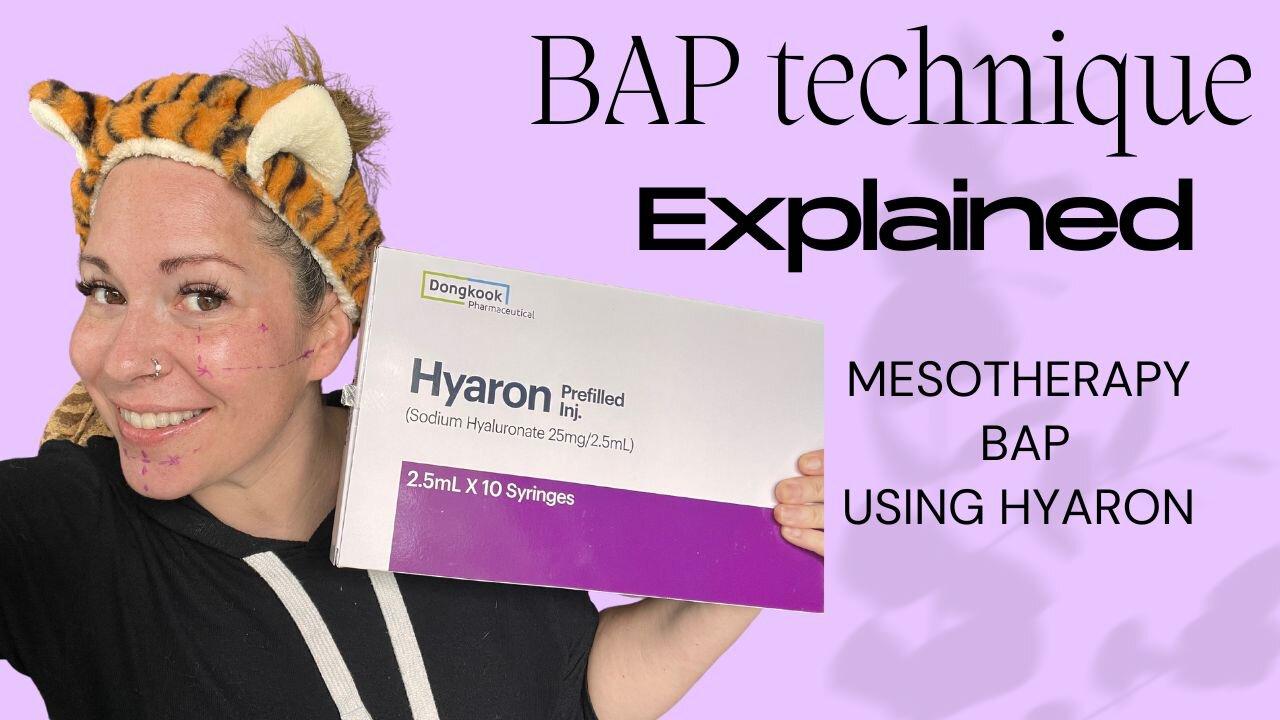 Mesotherapy BAP technique | placing the point | - One News Page VIDEO