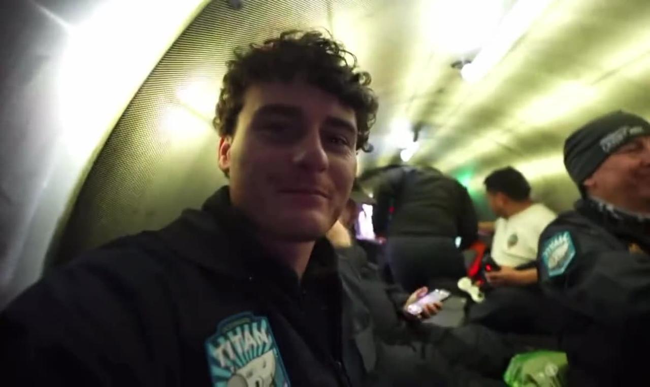 YouTuber DALLMYD inside the Titanic submarine - One News Page VIDEO
