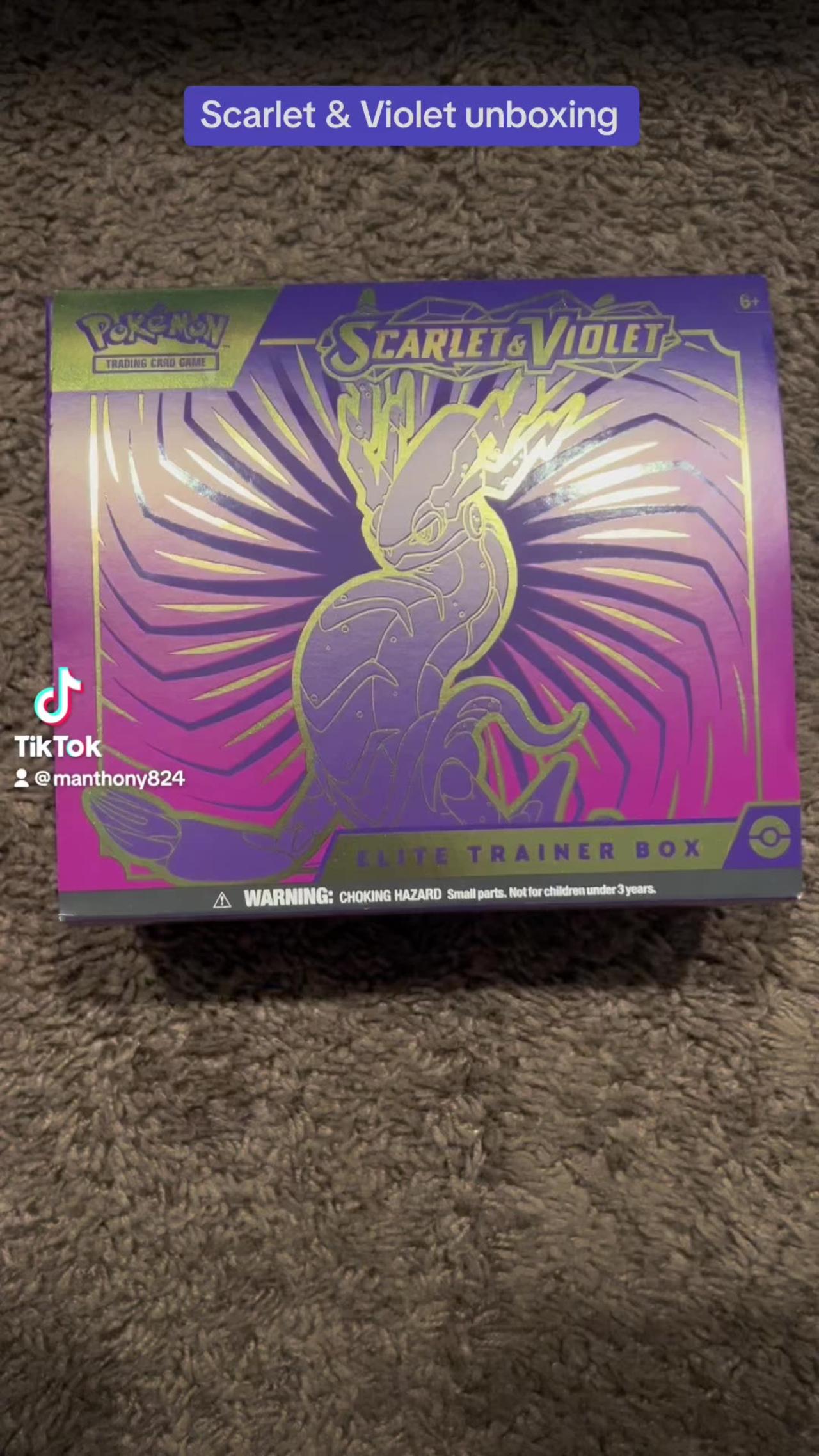 Scarlet and Violet Trainer Box Unboxing - One News Page VIDEO