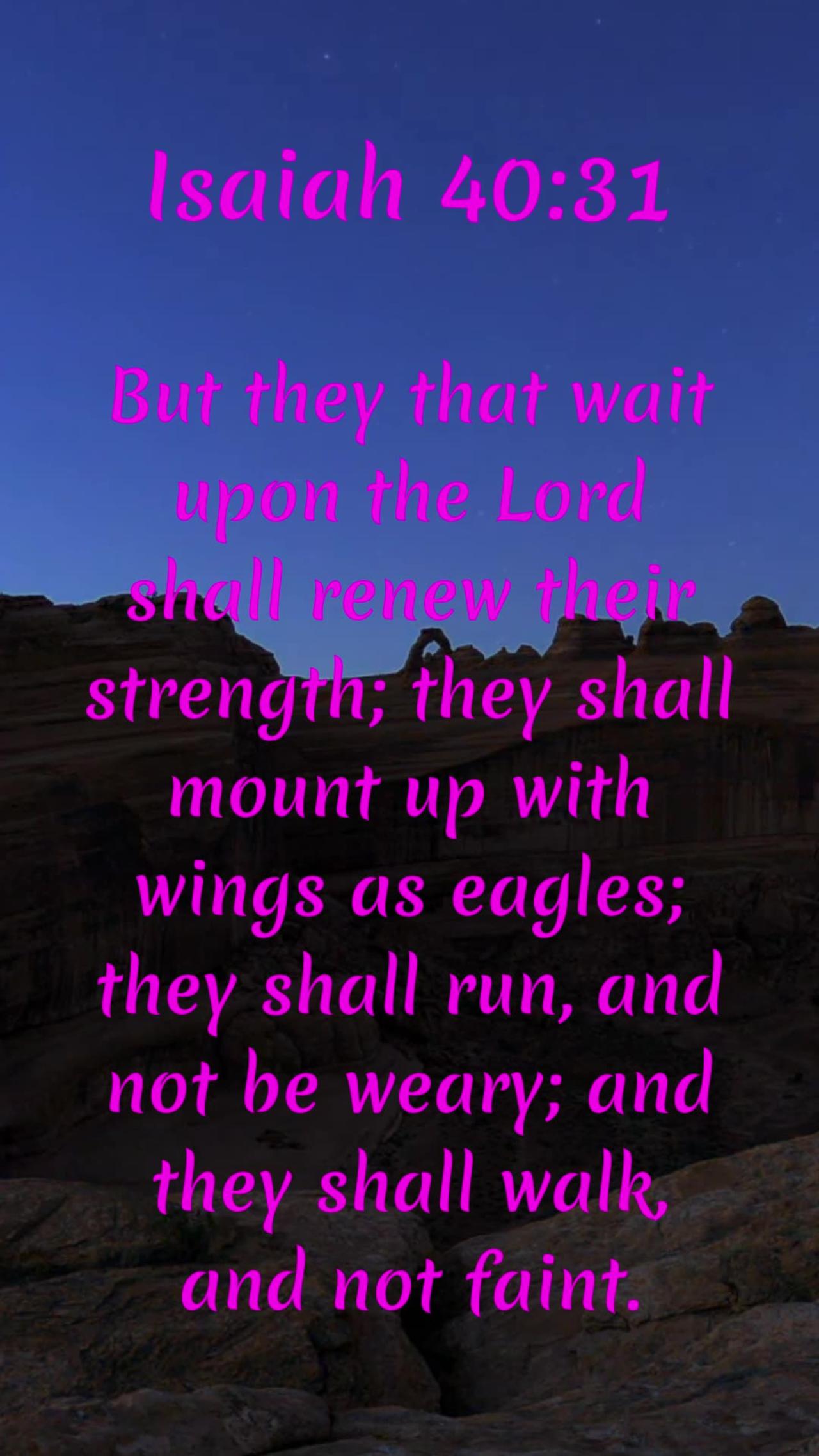 But they that wait upon the Lord shall renew - One News Page VIDEO