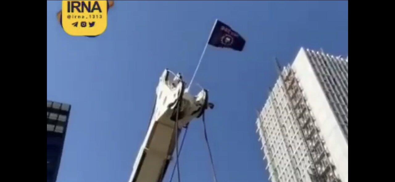 WAGNER FLAG ( ROGUE RUSSIAN MILITARY ) RAISED IN - One News Page VIDEO