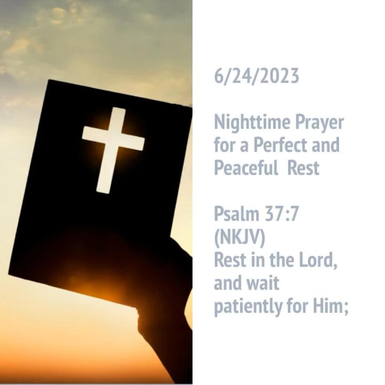 Nighttime Prayer for a Perfect and Peaceful Rest - One News Page VIDEO