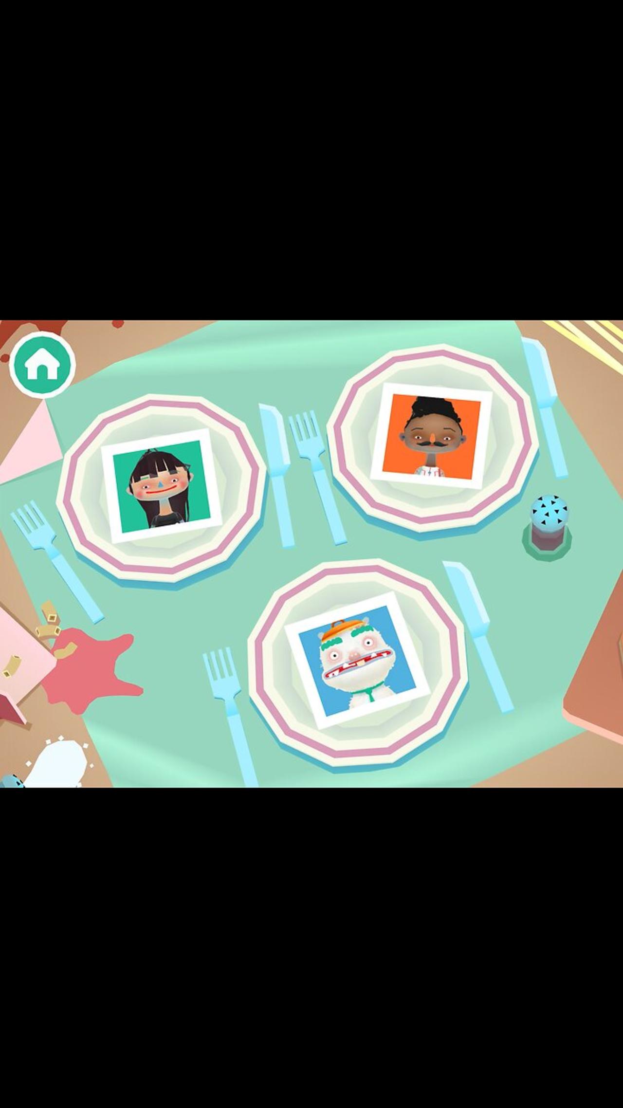The character still while eating in Toca Kitchen - One News Page VIDEO