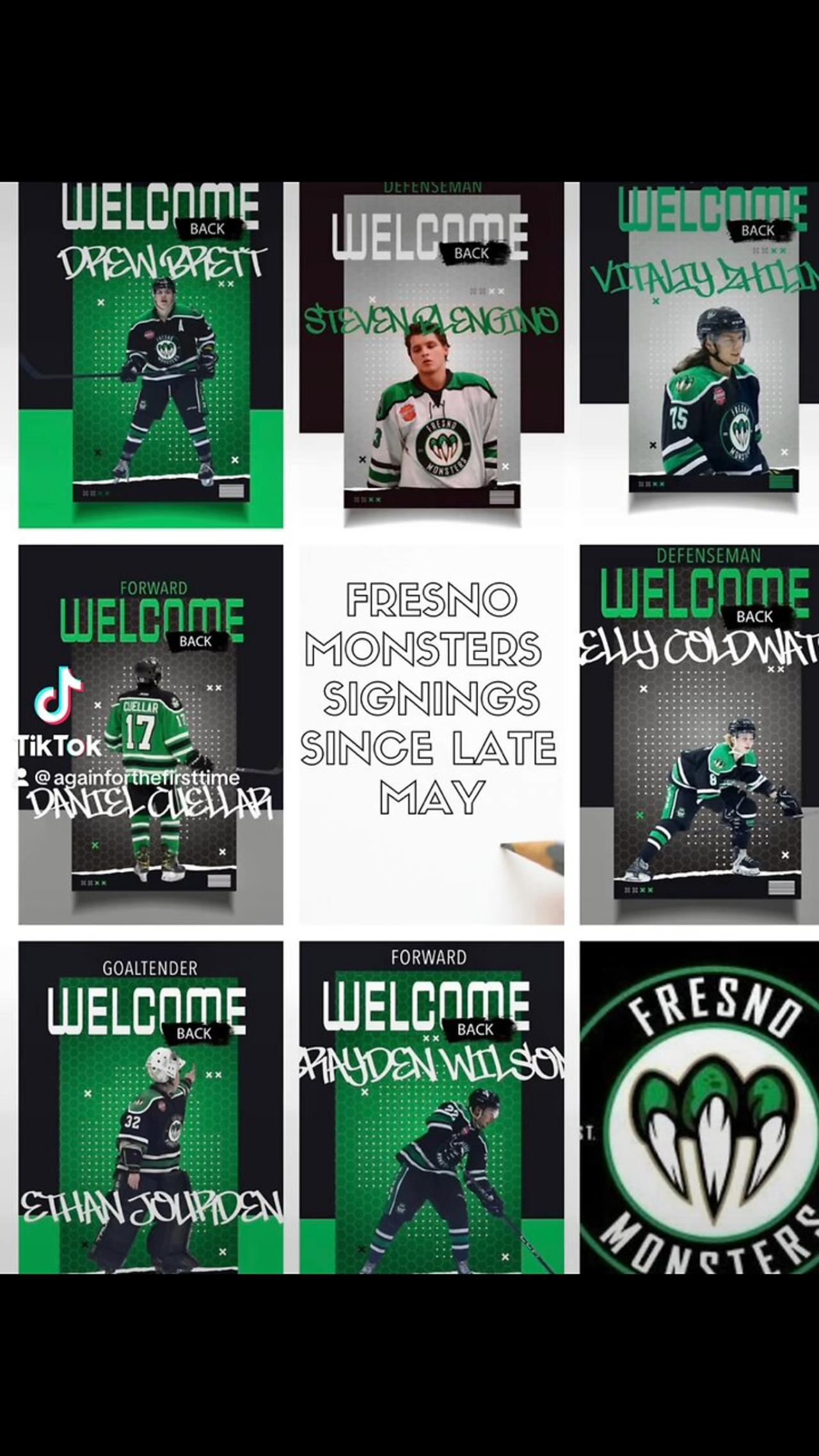 Signings by the Fresno Monsters in the last - One News Page VIDEO