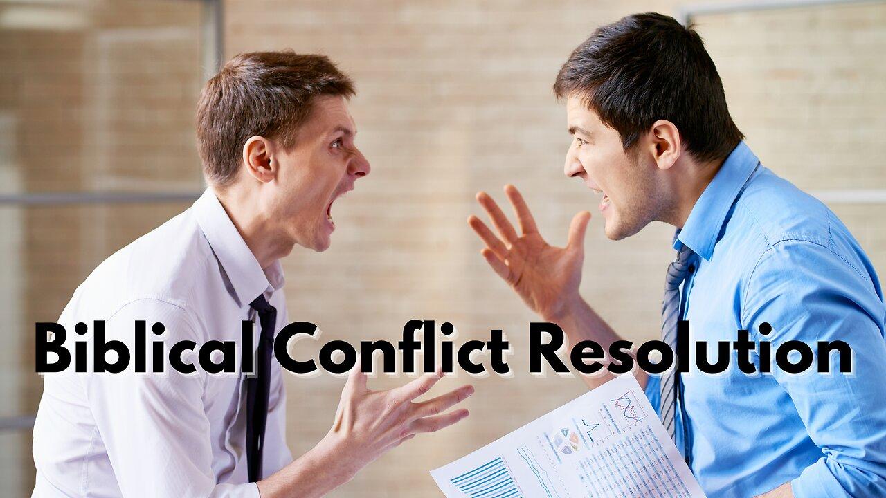 Biblical Conflict Resolution - One News Page VIDEO