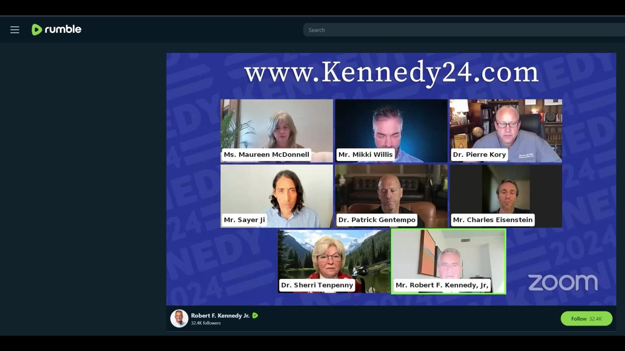 RFK, Jr. on how he would choose his advisors as - One News Page VIDEO