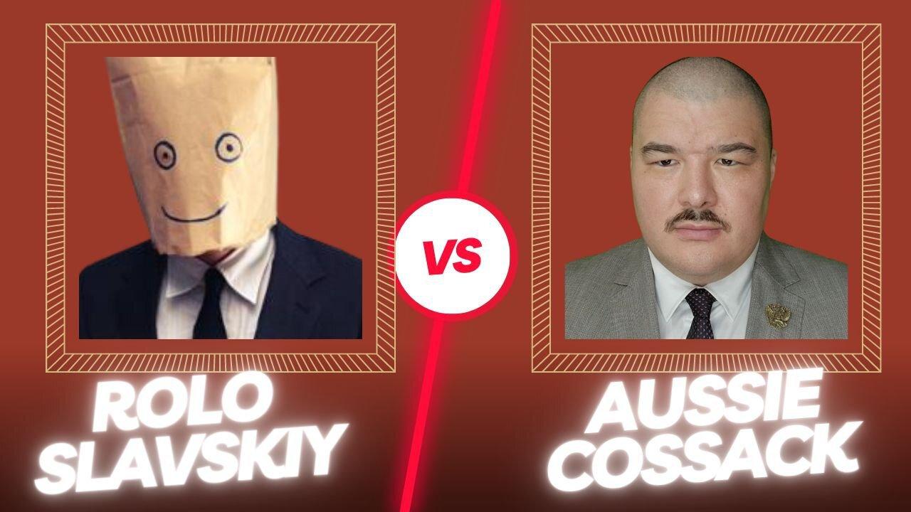 Rolo Slavskiy vs Aussie Cossack LIVE Debate - One News Page VIDEO