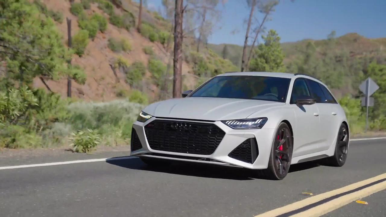 Audi RS 6 Avant performance in Dew silver matt - One News Page VIDEO
