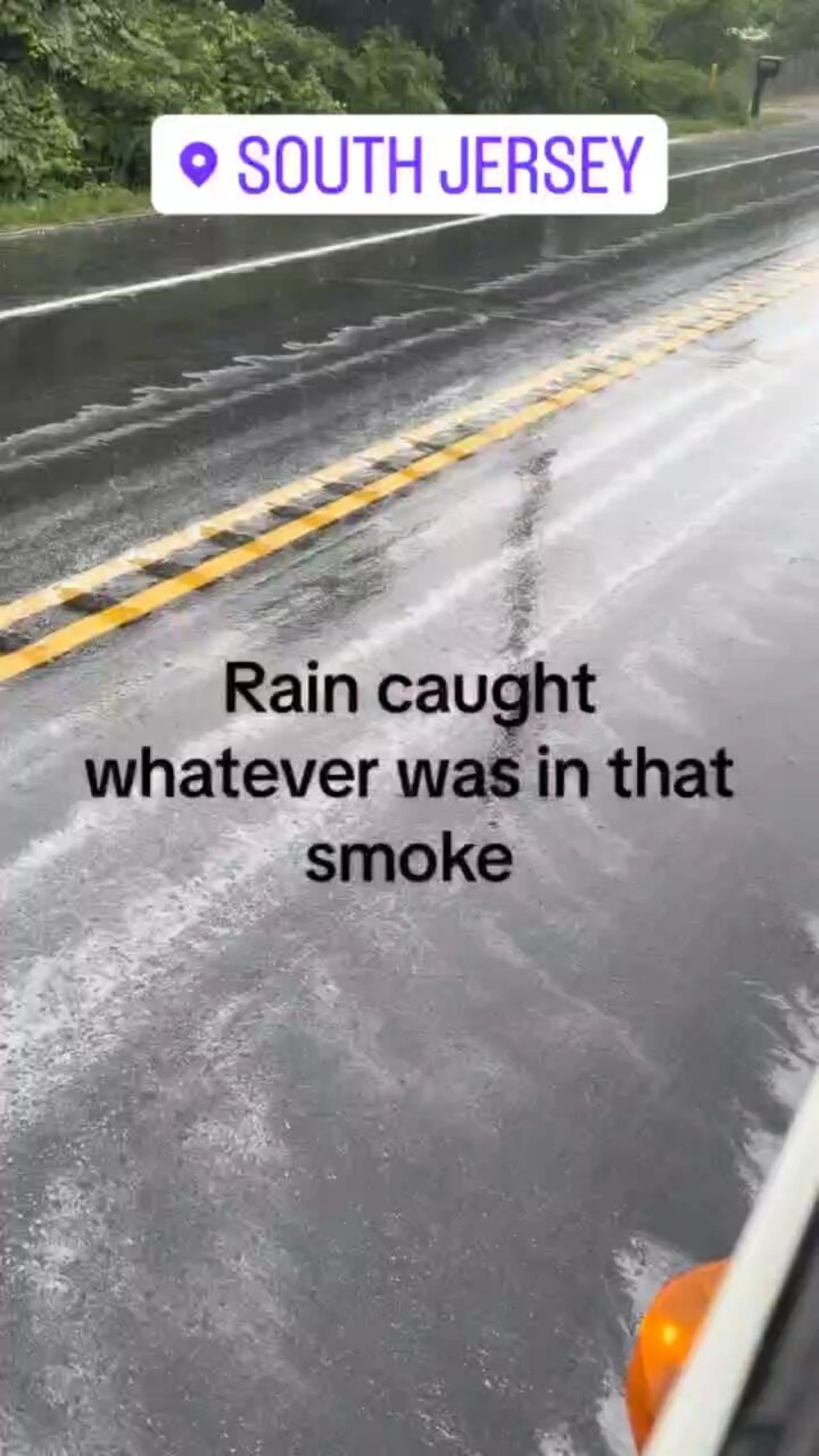 Rain caught whatever was in smoke (some - One News Page VIDEO