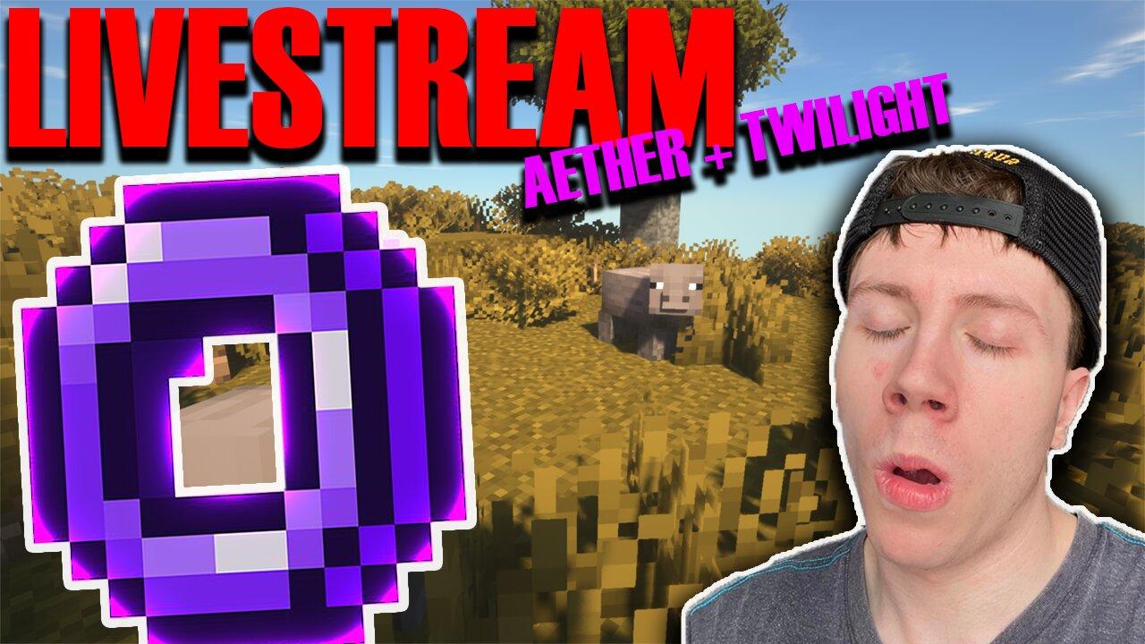 LIVE - Minecraft MODDED AETHER PLAYTHROUGH 8 - One News Page VIDEO