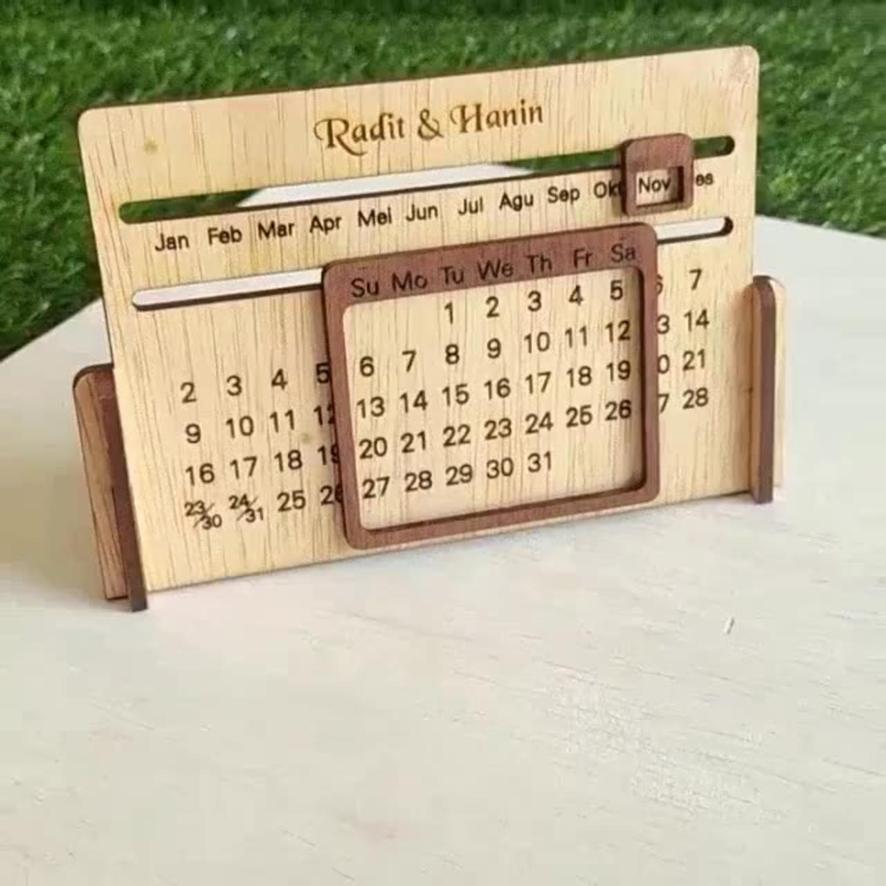 Unique calendar - One News Page VIDEO