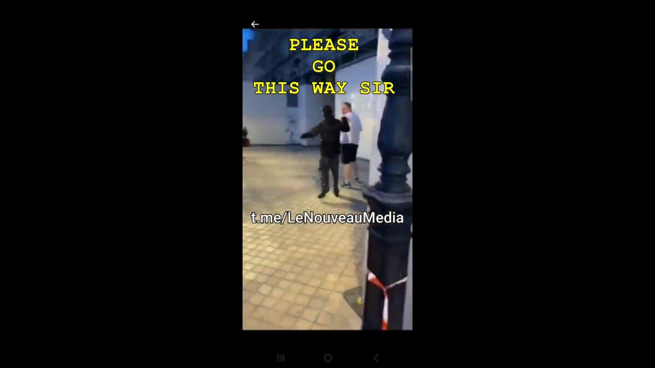 France Big Guy Riot Psyops - One News Page VIDEO