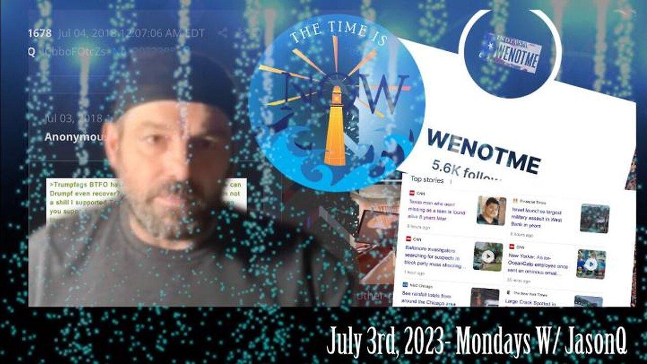 7/3/23 LIVE with Jason Q - One News Page VIDEO