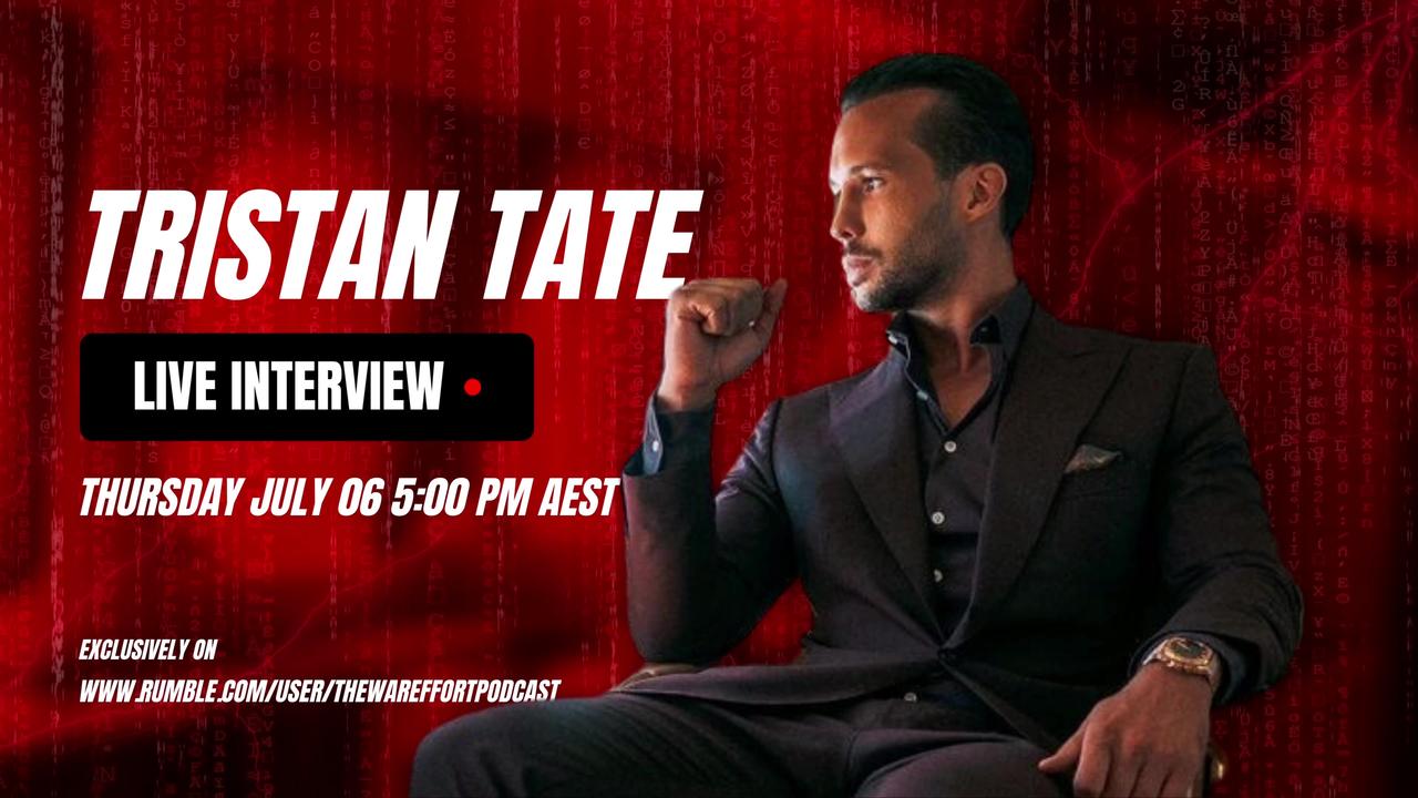 Preparation for The Tristan Tate interview - One News Page VIDEO