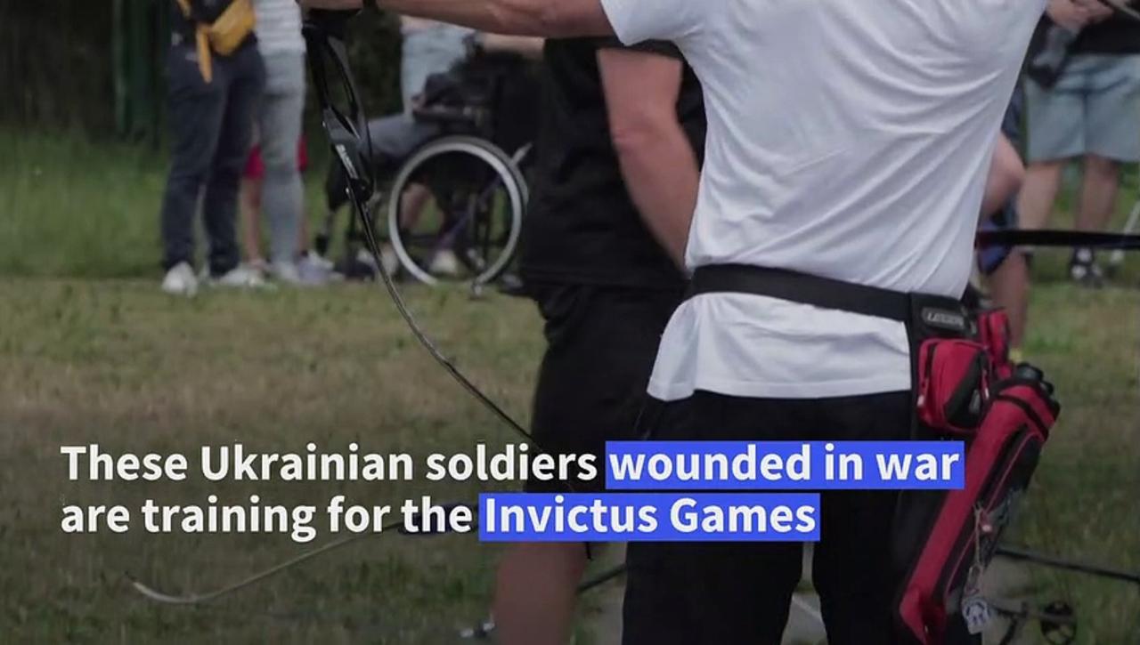 Ukrainian war-wounded hold training sessions - One News Page VIDEO