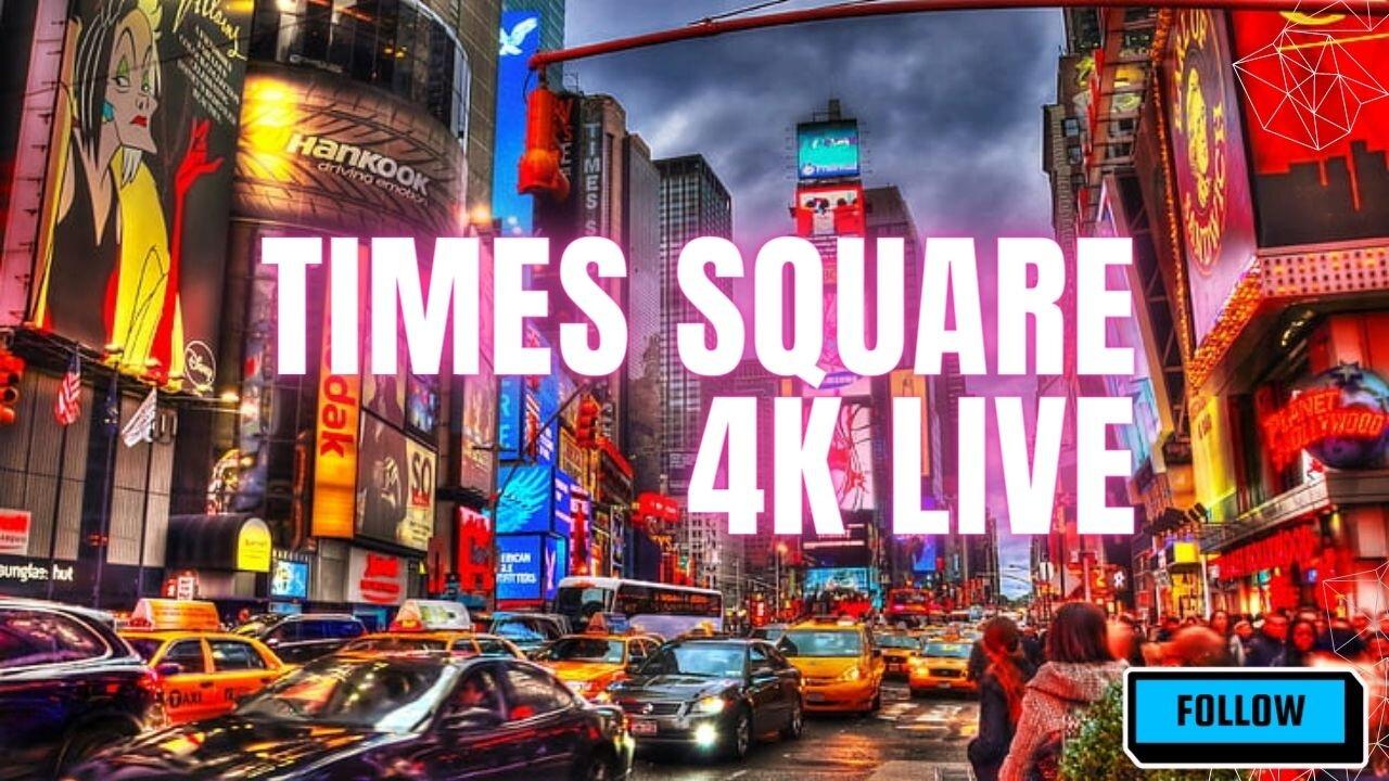 LIVE TIMES SQUARE 4K 60FPS - One News Page VIDEO