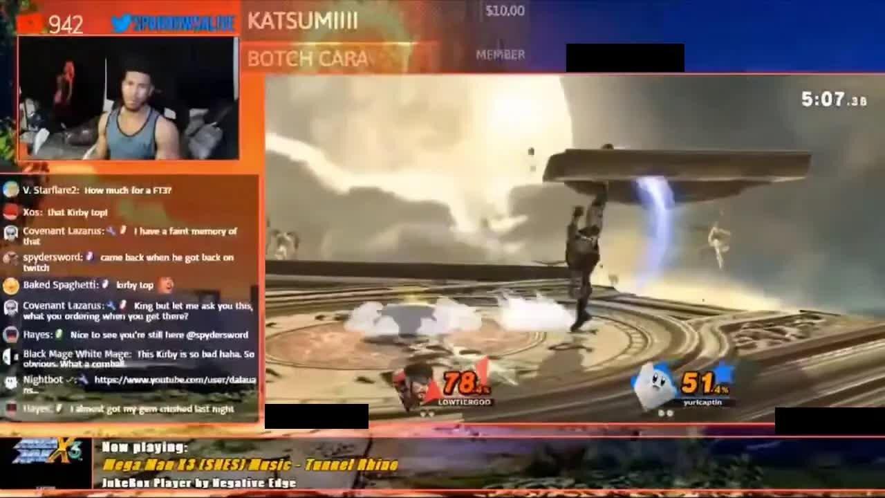 LowTierGod Becomes Annoyed by a Kookily Kirby - One News Page VIDEO