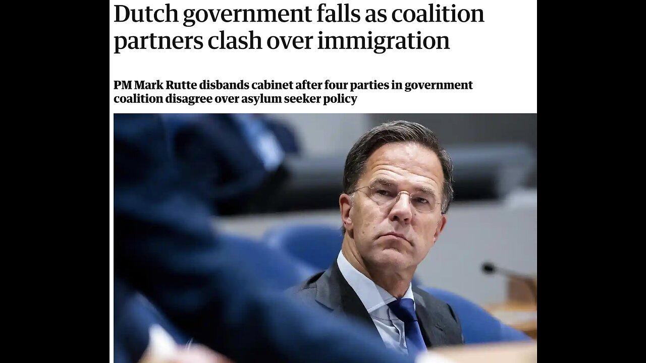 Breaking: Dutch Government falls. NATO flexes. - One News Page VIDEO