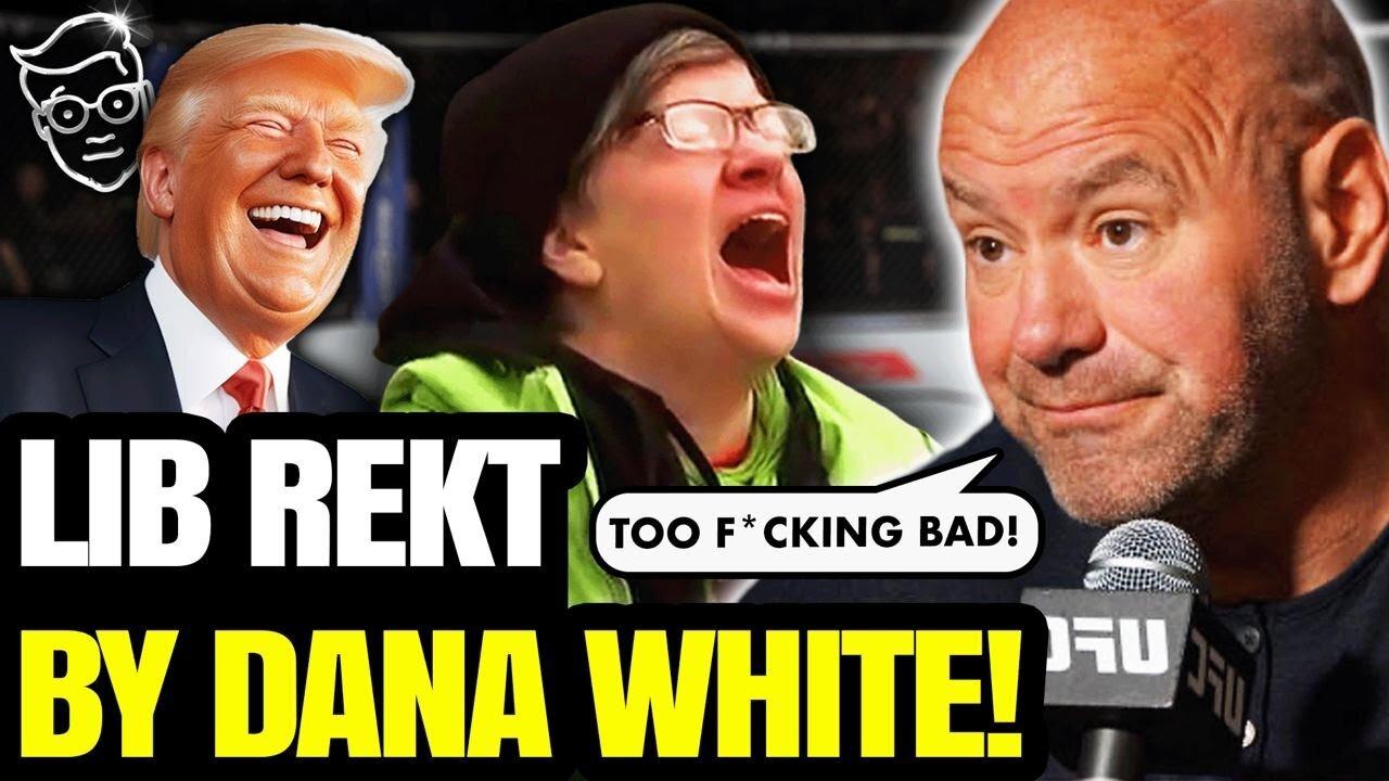 Dana White SNAPS On Lib Journo Over Racist - One News Page VIDEO