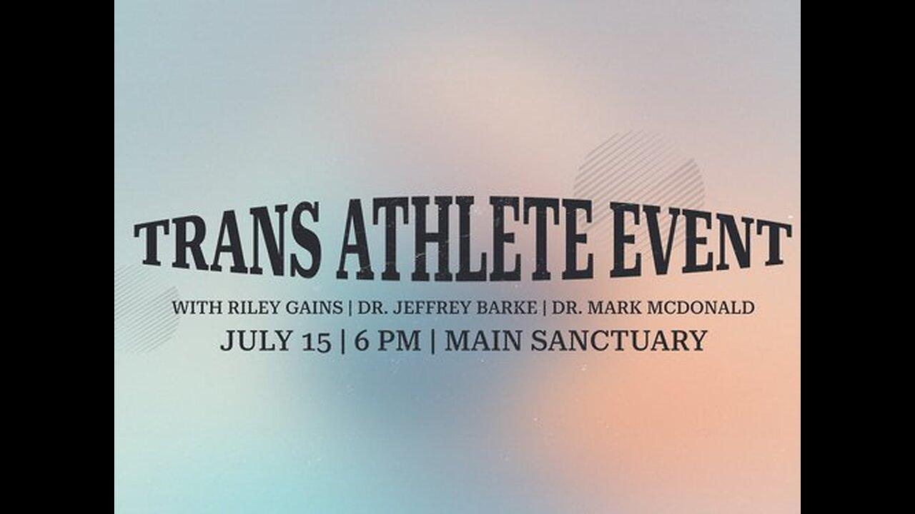 Trans Athlete Event w/ RIley Gaines, Dr. Jeffrey - One News Page VIDEO