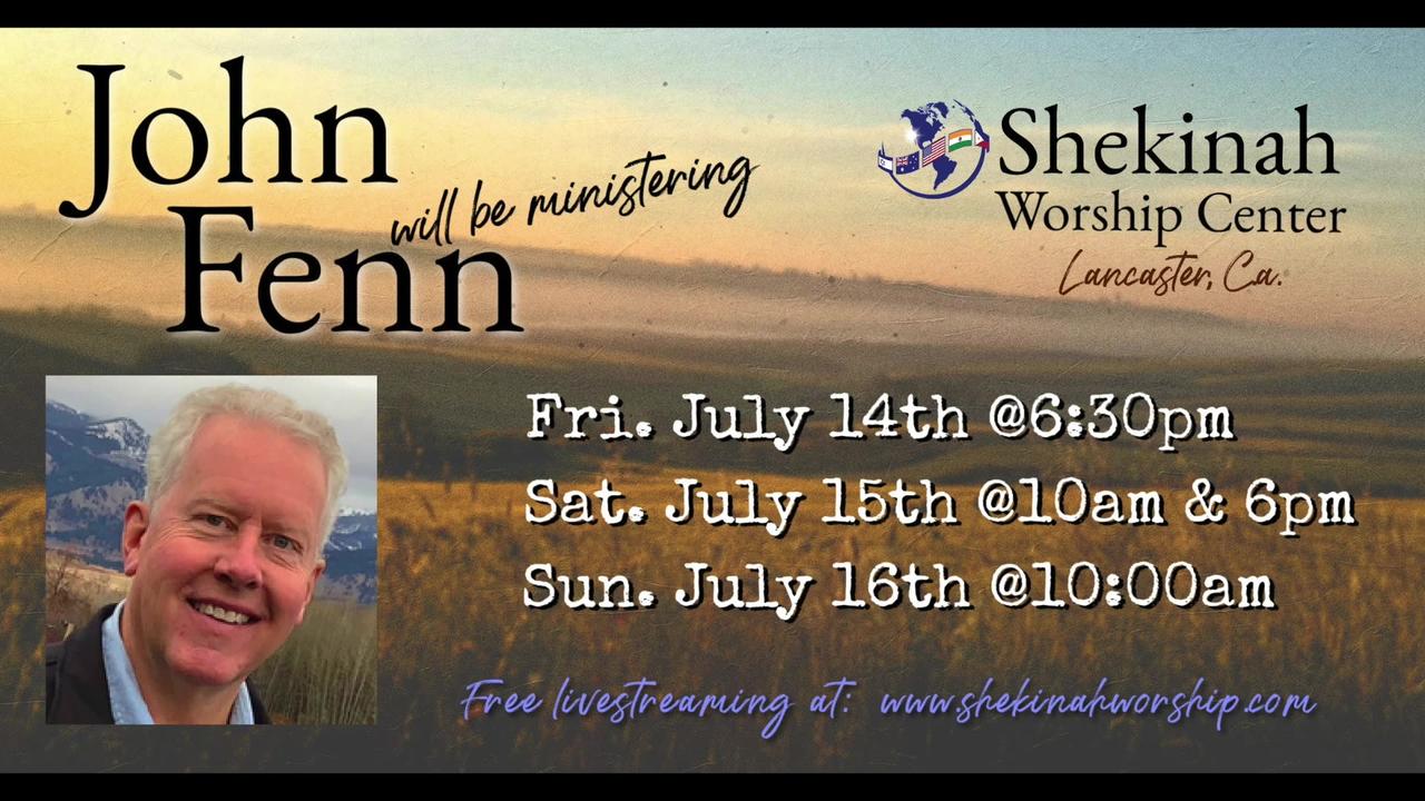 Sunday, July 16, 2023 John Fenn at Shekinah - One News Page VIDEO