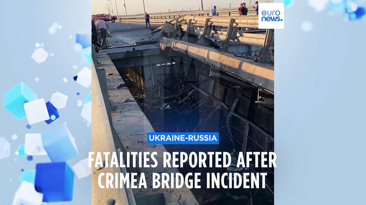 Russia blames Ukraine for Crimea bridge attack - One News Page VIDEO