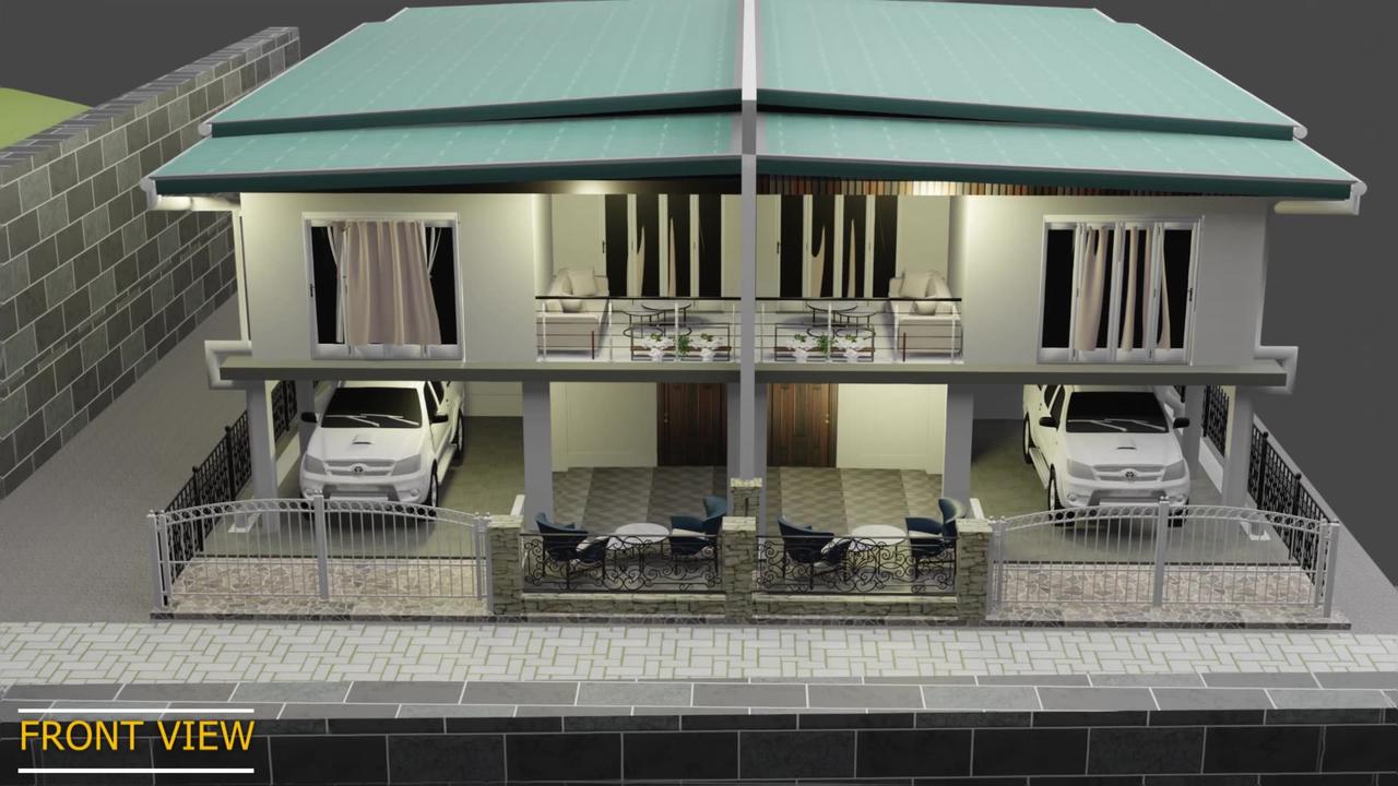 Duplex Morden Home Design Model Animation- - One News Page VIDEO