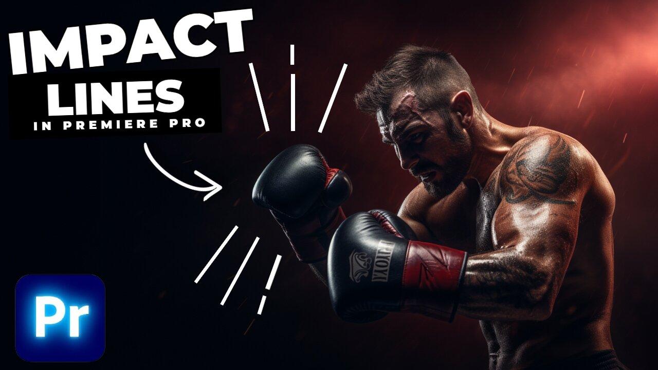How to Add IMPACT Lines in Premiere Pro - One News Page VIDEO