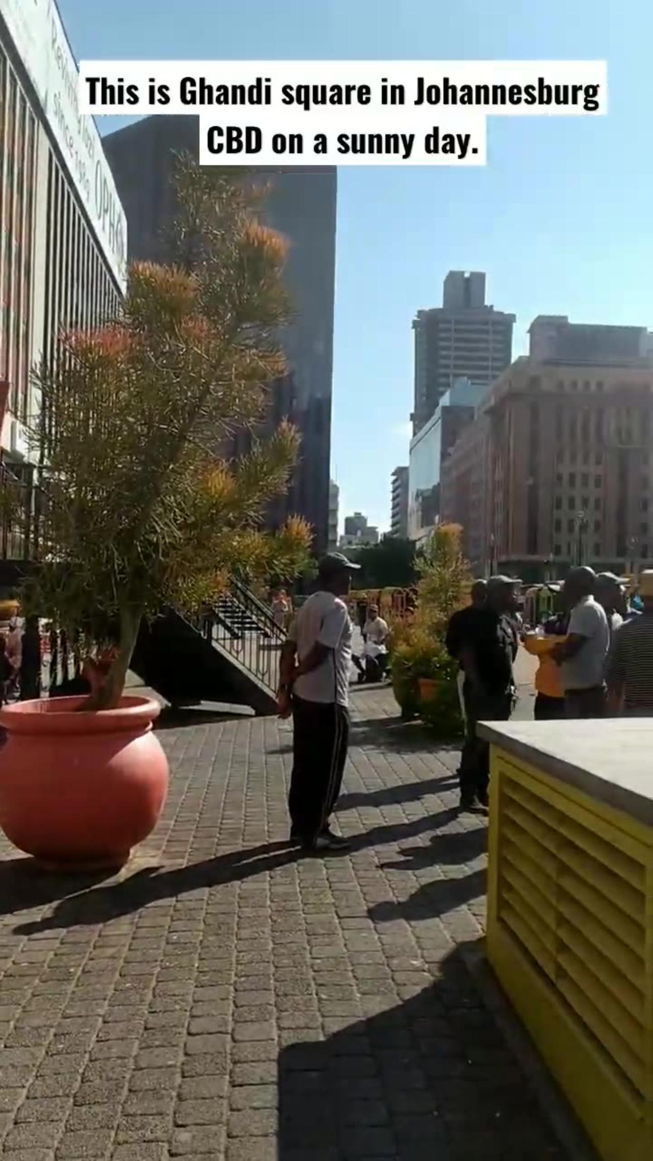 A peak at Ghandi square in Johannesburg - One News Page VIDEO