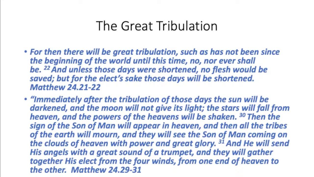What Is The Great Tribulation One News Page Video