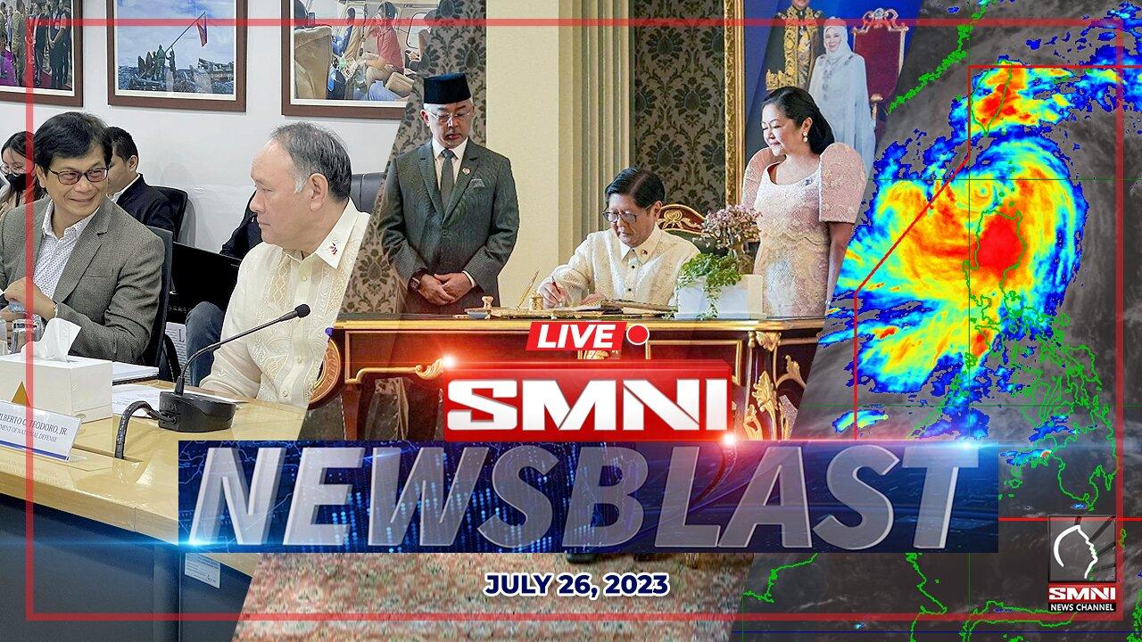 LIVE: SMNI NewsBlast | July 26, 2023 - One News Page VIDEO