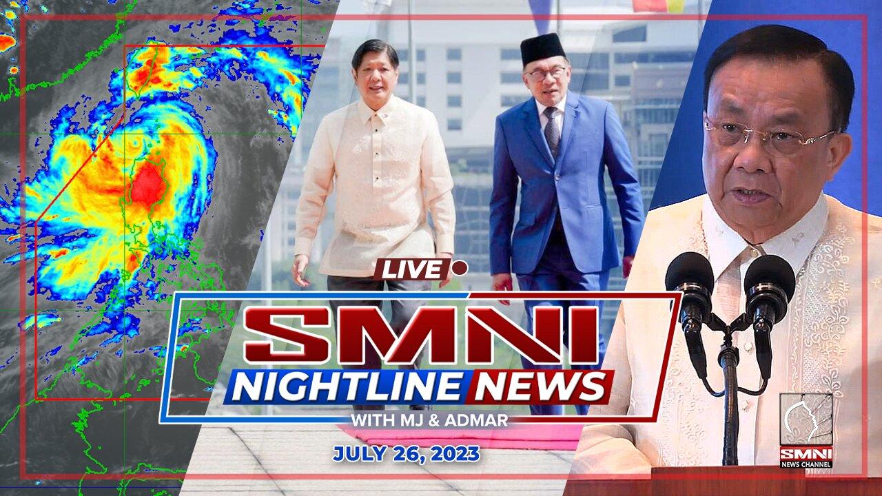SMNI Nightline News With MJ Mondejar & Admar - One News Page VIDEO