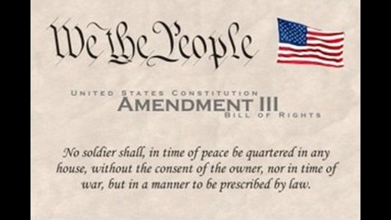 Constitution Wednesday: 3rd Amendment - One News Page VIDEO