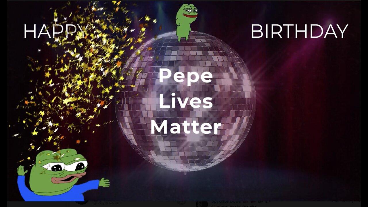 It's Pepe Lives Matter's birthday. - One News Page VIDEO