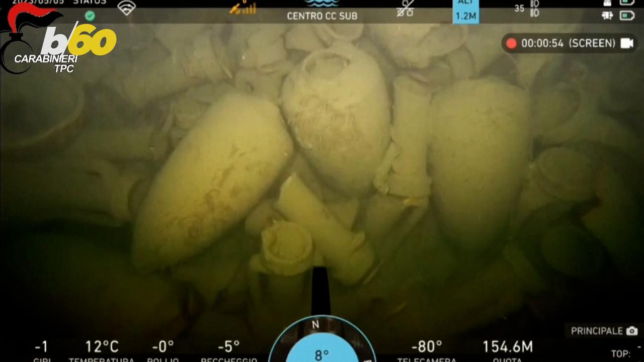 Roman Shipwreck Discovered with Cargo Mostly - One News Page VIDEO