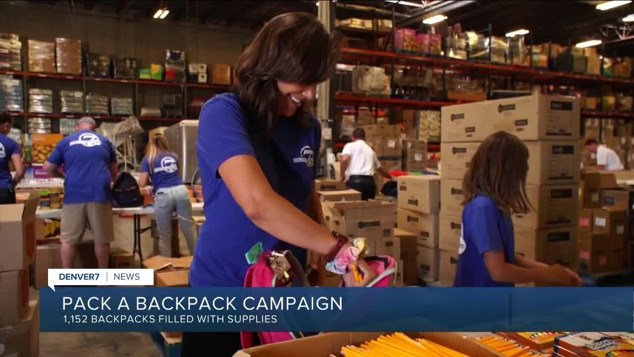 Denver7 Pack A Backpack Packing Event Mon 6AM - One News Page VIDEO