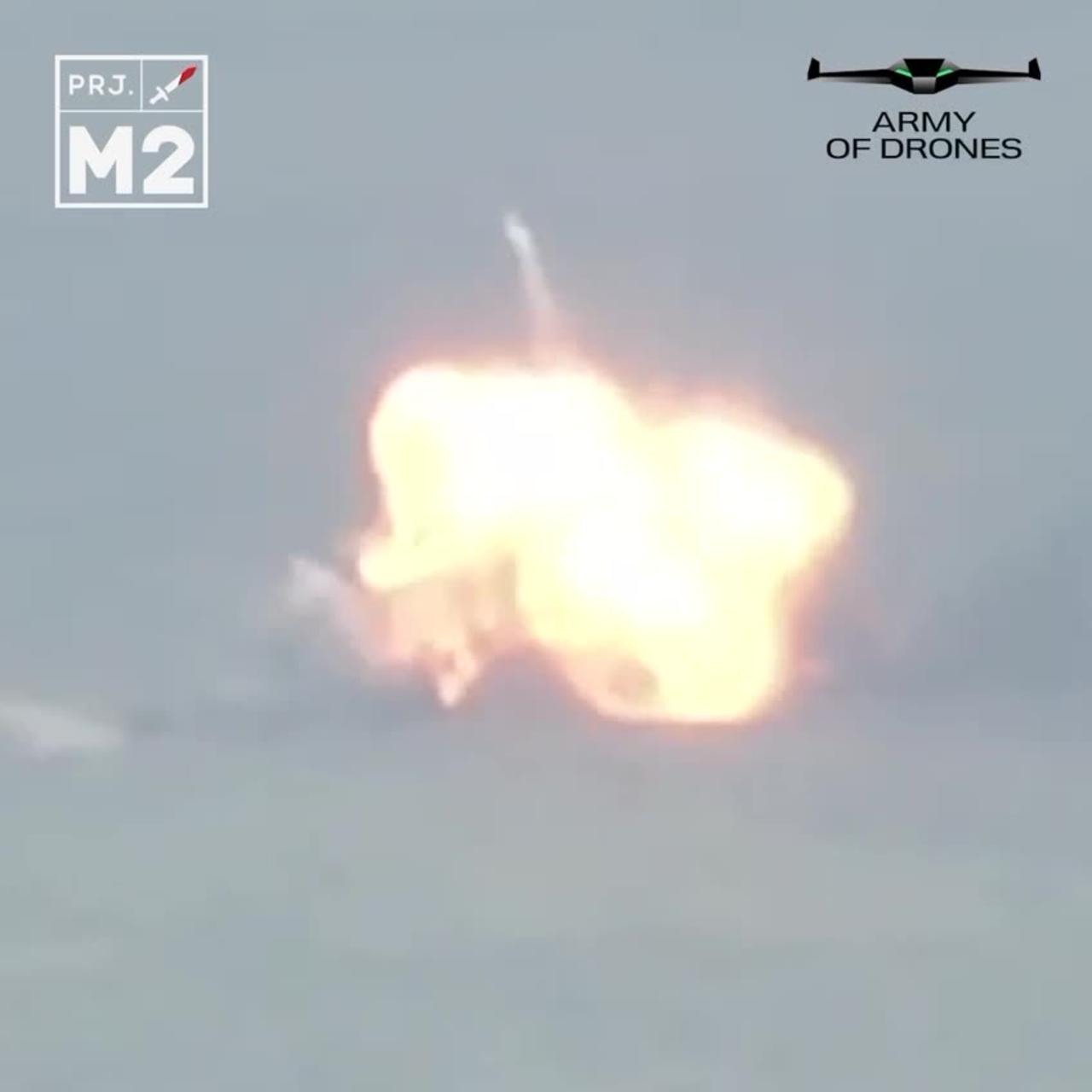 Russian Tank Detonates After Ukrainian Drone - One News Page VIDEO