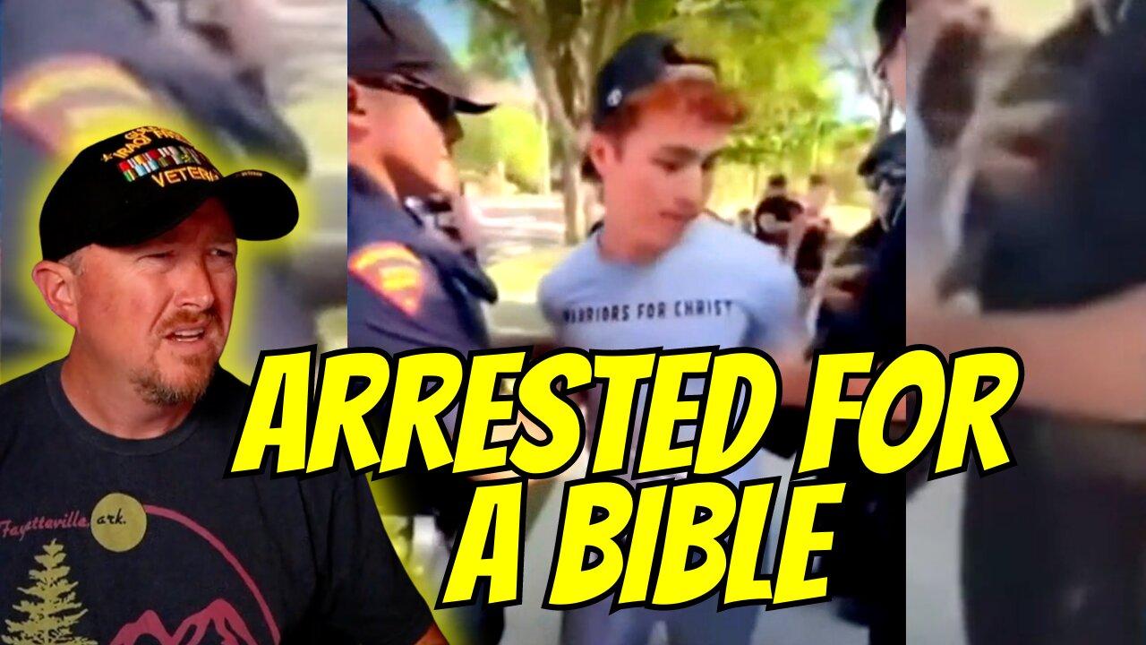 Police Arrest Teen For Reading Bible In Public! - One News Page VIDEO