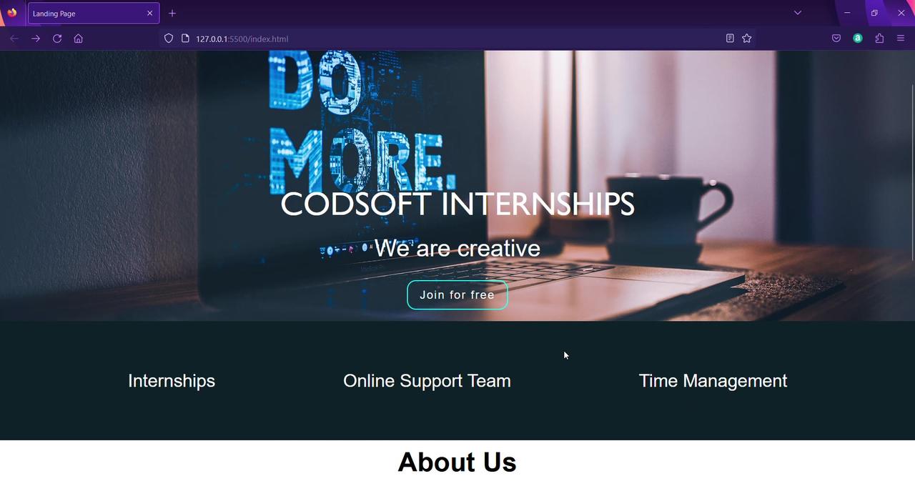 Create a landing page using html and css - One News Page VIDEO