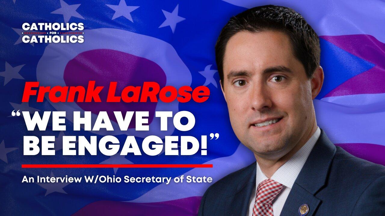 Secretary of State Frank LaRose (Catholic) to - One News Page VIDEO