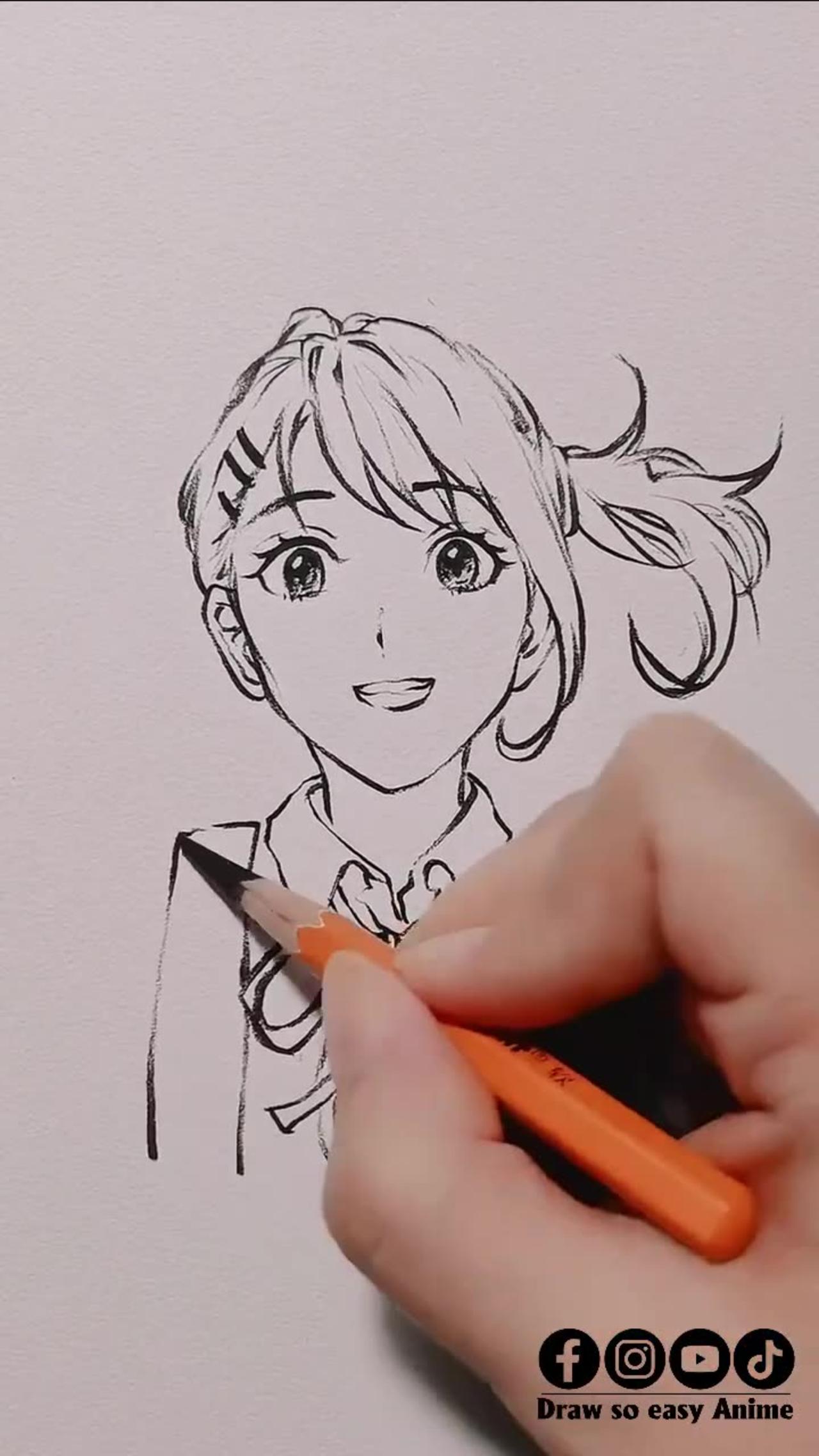 Anime drawing/suzume drawing/animeworld art/ - One News Page VIDEO