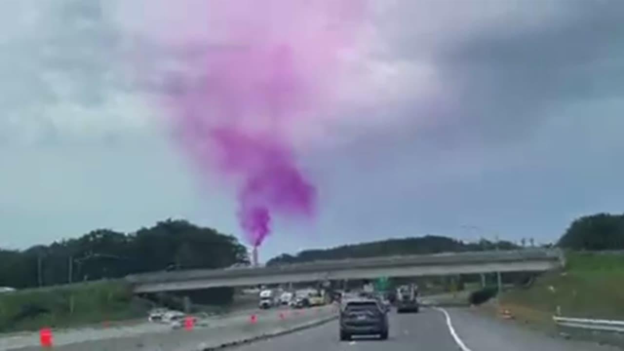 Mysterious Purple Smoke Fills The Air In Maine - One News Page VIDEO