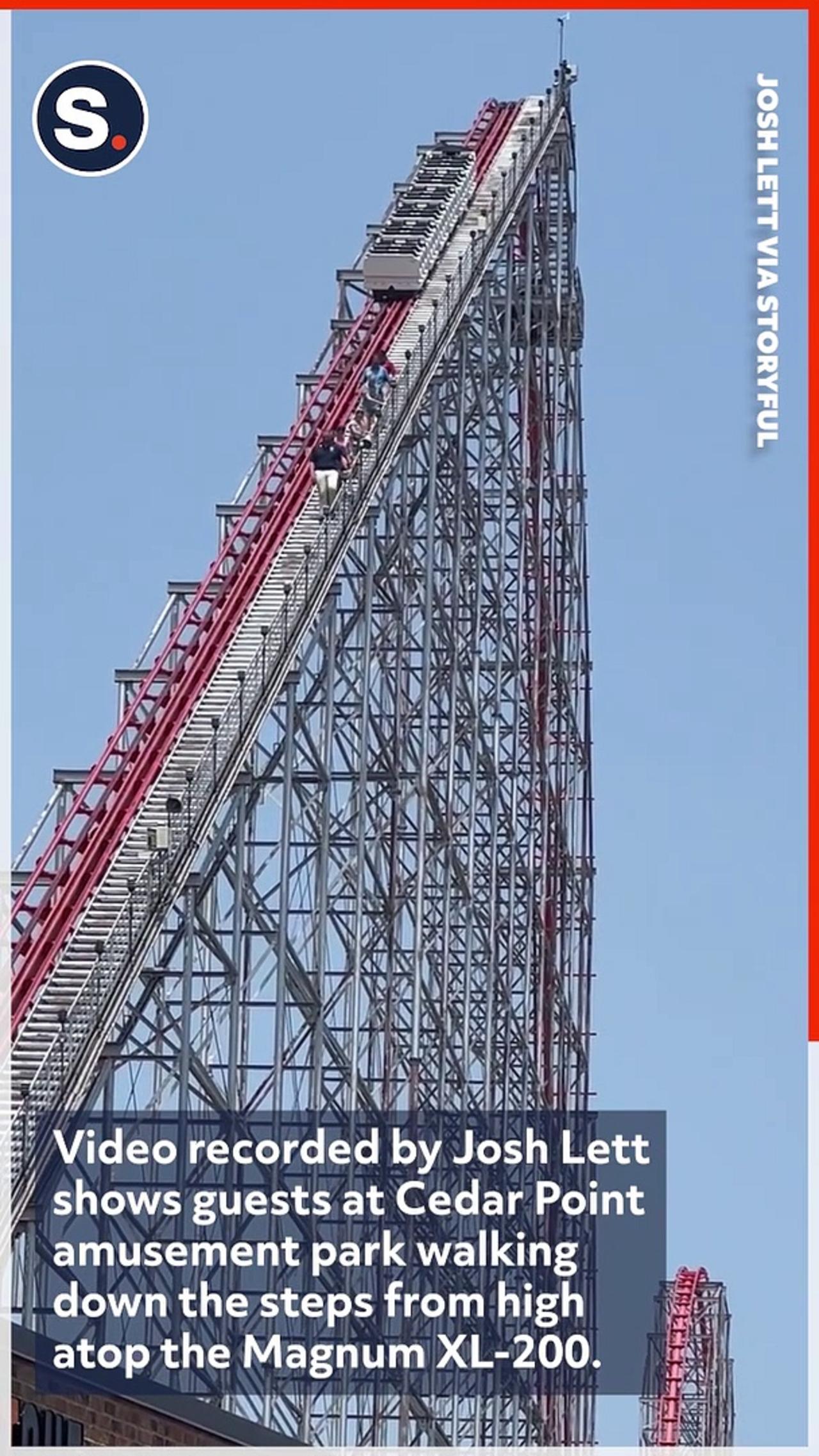 Amusement Park Guests Evacuate 205-Foot-Tall - One News Page VIDEO